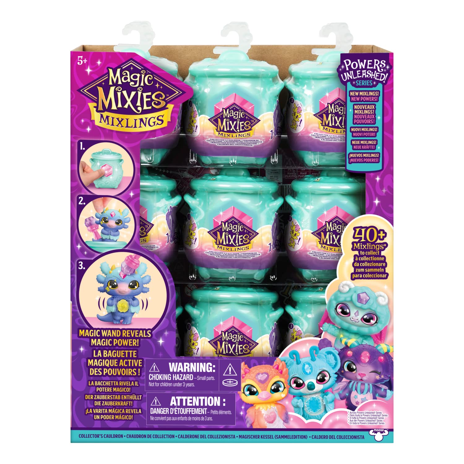 Magic Mixies Mixlings Mystery Collectors Cauldron, Season 2 Powers Unleashed - Sealed Case of 18
