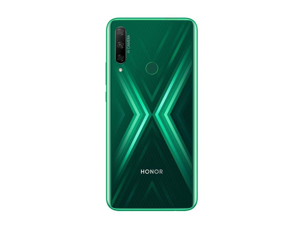 Honor 9X 6.59, 128GB, 6GB RAM, Triple Camera, Dual SIM GSM Unlocked International model STK-LX3 (Green)