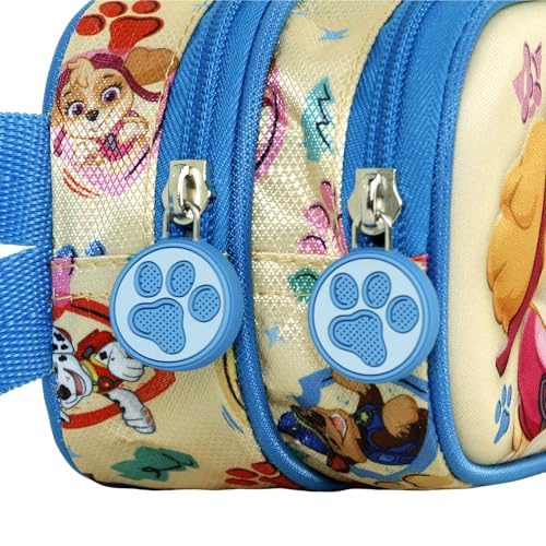 Paw Patrol Friendship-3D Double Pencil Case, Blue, 22 x 9.5 cm, Blue, One Size, 3D Double Pencil Case Friendship