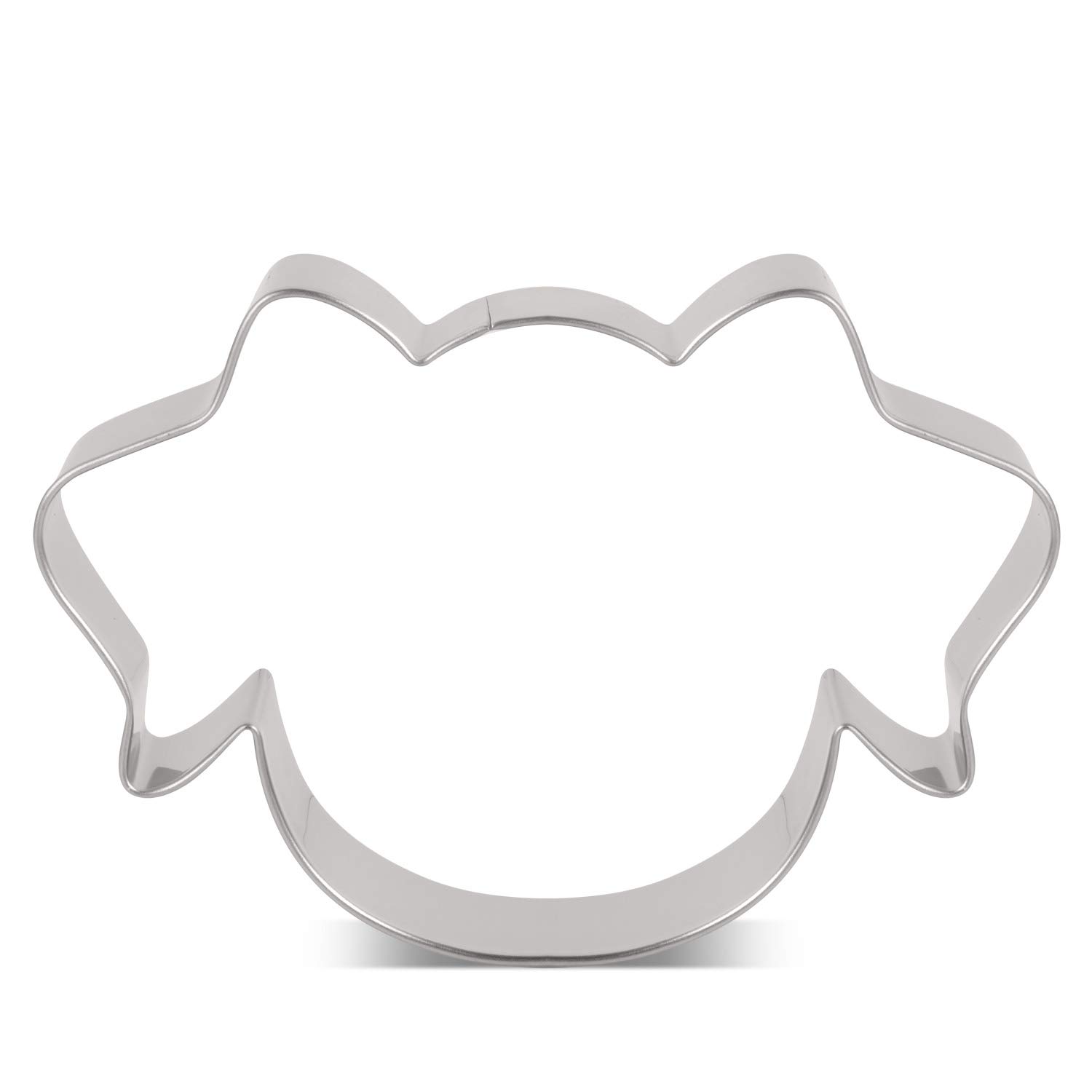 LILIAO Dog Face Cookie Cutter for Homemade Dog Biscuit Treats - 4 x 2.7 inches - Stainless Steel