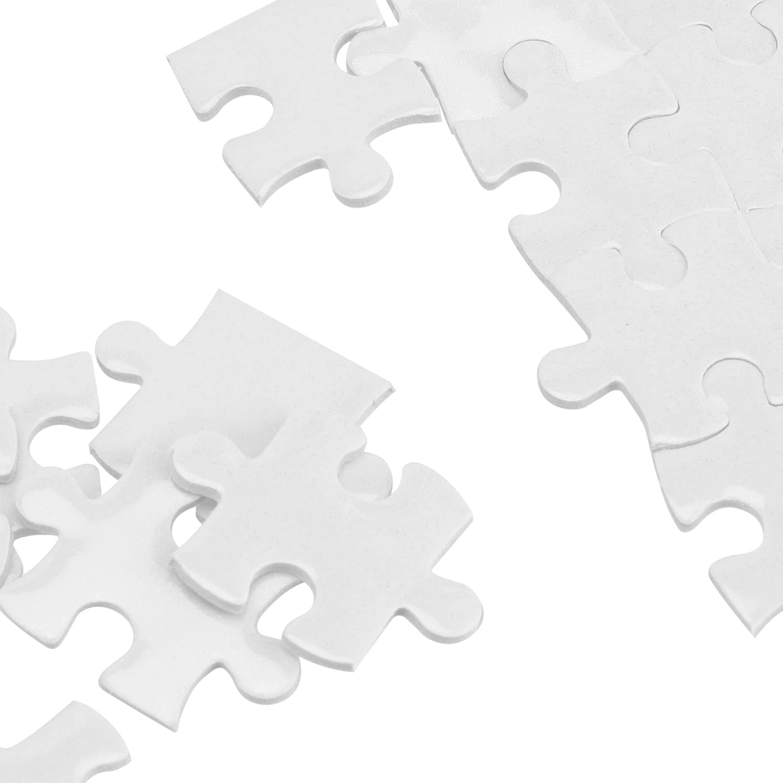 KEILEOHO 14 Pack Blank Jigsaw Puzzles, 15.5 x 11 Inches Sublimation Blank Puzzles, DIY Custom Puzzle for Heat Press Printing, Art and Craft, Each Puzzle 300 Pieces
