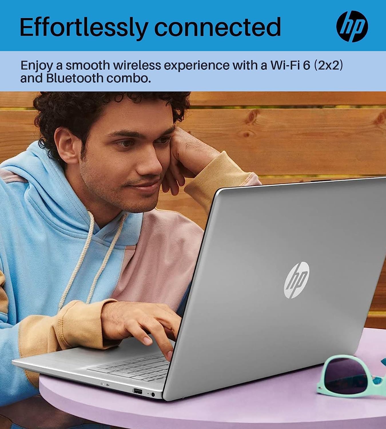 HP 2023 Newest 17.3" HD Touchscreen Laptop, AMD Ryzen 5 7530U (Beats i7-1165G7), 64GB RAM, 4TB SSD, AMD Radeon Graphics, Wi-Fi 6, Bluetooth, Webcam, Windows 11 Home, Bundle with JAWFOAL