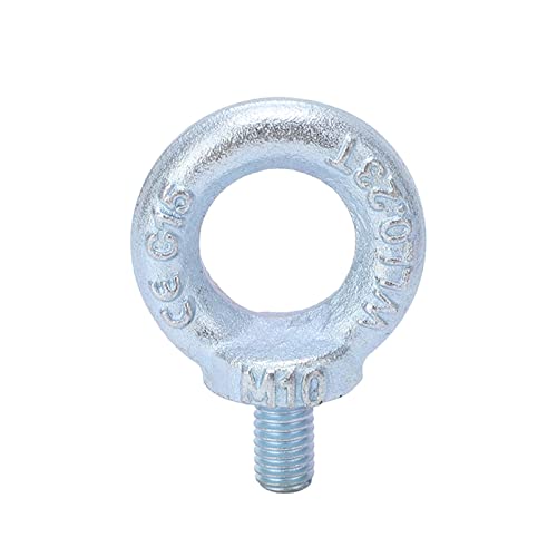 Lifting Shoulder Eye Bolt, Machinery Shoulder Eye Bolt Sturdy 5PCS Clear Thread Q235 Steel for Aerospace for Chemical(M10)