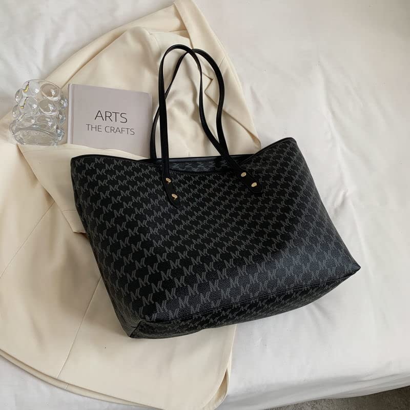 Large Capacity 2022 New Big Bag Commuter Joker Simple Shoulder Bag Korean Student Tote Bag Female Bag (?)