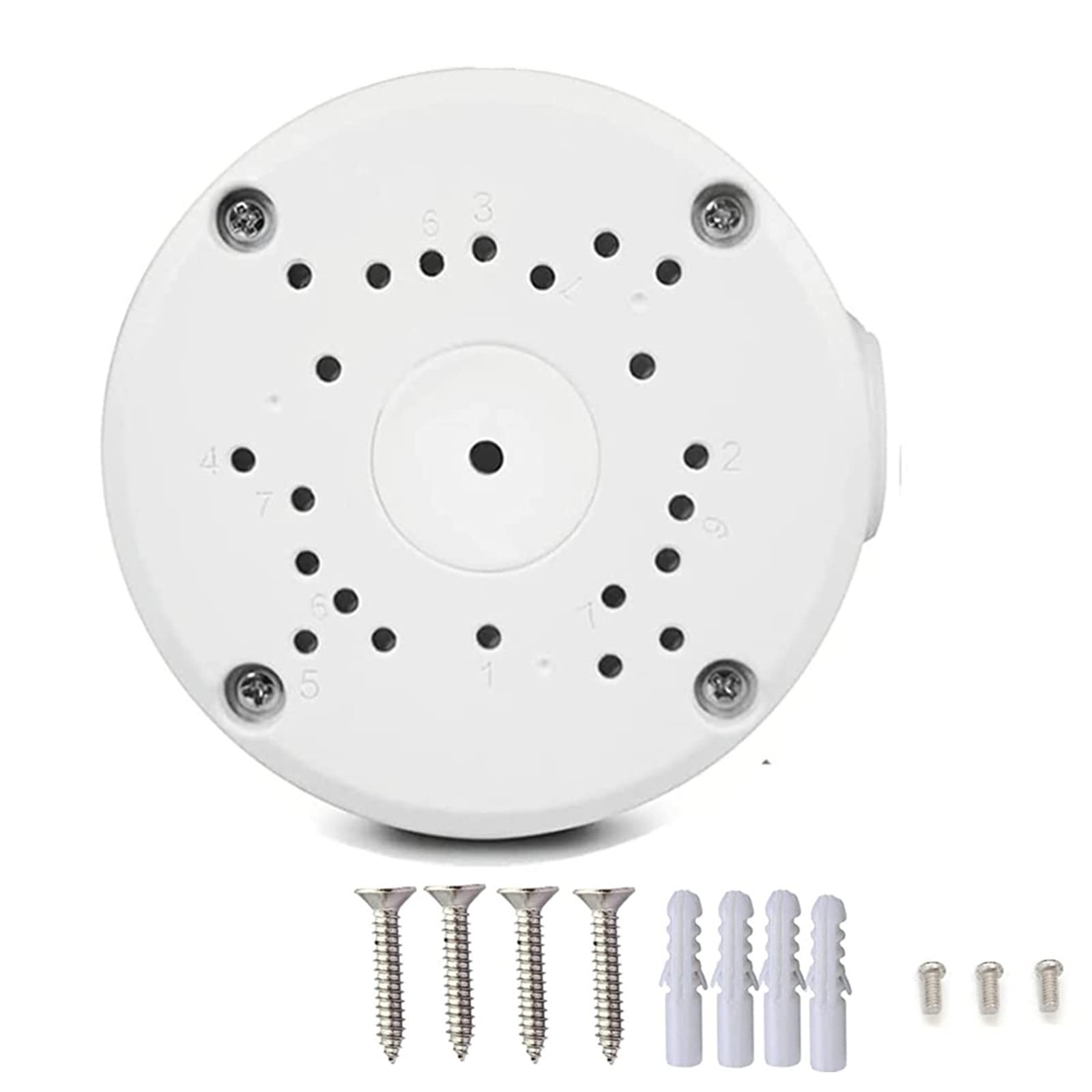 OdiySurveil CCTV Camera Junction Box, Universal Junction Box Compatible with Arlo Solar Panel and Reolink Solar Panel,Outdoor/Indoor Use CCTV Junction Mounting Box