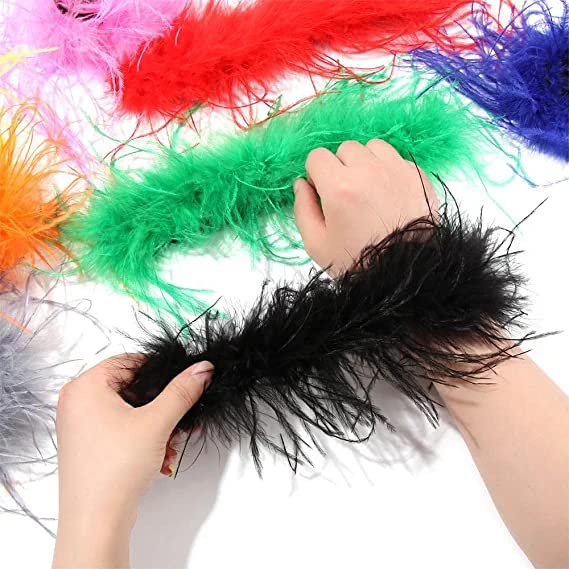 LIU JUN Women's Feather Snap Bracelets Feather Slap Bracelet Circle Wristband Cuff Sleeves Snap Bangle Hair Accessories(1pcs black)