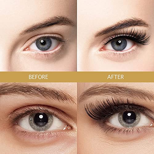 Half lashes, Magnetic Eyelashes Without Eyeliner, Perfect Reusable Eyelashes 8pcs
