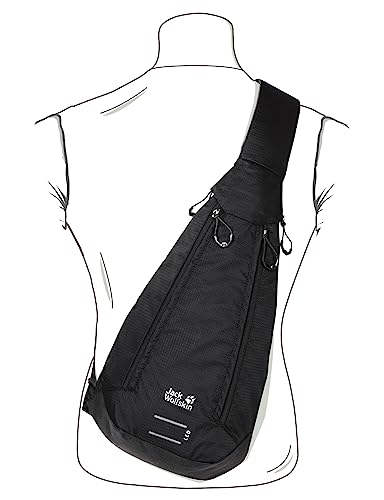 Jack Wolfskin Unisex's Delta Bag AIR, Black, ONE Size
