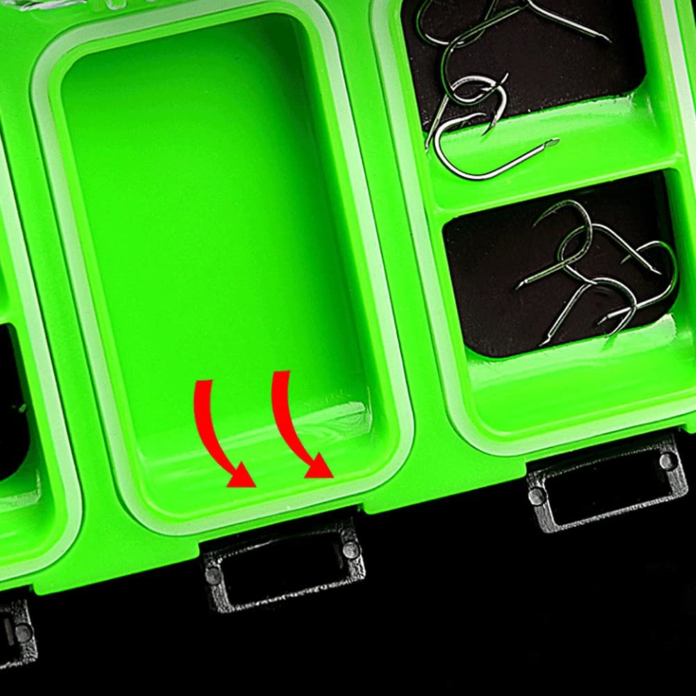LMMDDP Multifunctional Small Storage Box with Fishing Hooks, Waterproof, Not Scattered, Fishing Hooks, Small Boxes, Fishing Gear Accessories