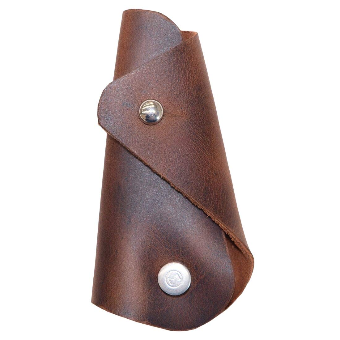 Hide & Drink, Leather Key Cover/Holder/Keychain/Case/Organizer/Accessories, Handmade - Bourbon Brown