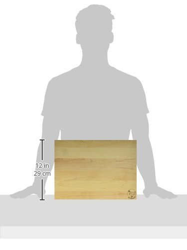 J.K. Adams 16-Inch-by 12-Inch Sugar Maple Wood Takes Two Cutting Board