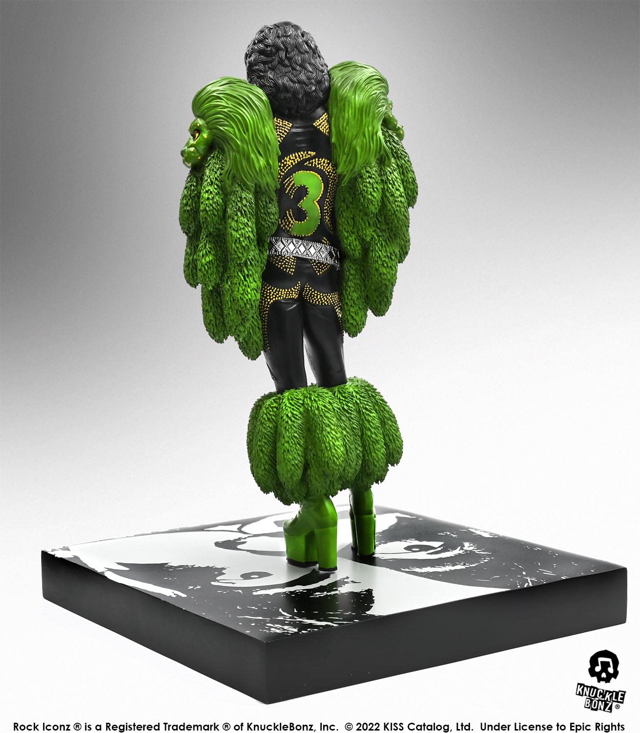 Knucklebonz - KISS (Dynasty) The Spaceman Rock Iconz Limited Edition Collectible Statue (only 3000 Created) - Rock Iconz, Officially Licensed, Includes CoA