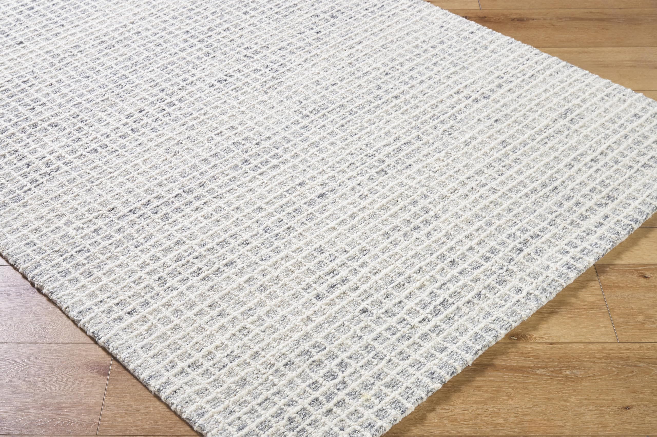 Livabliss x Vivir Andreas Modern Area Rug, 8' x 10', Light Gray, (8' x 10')