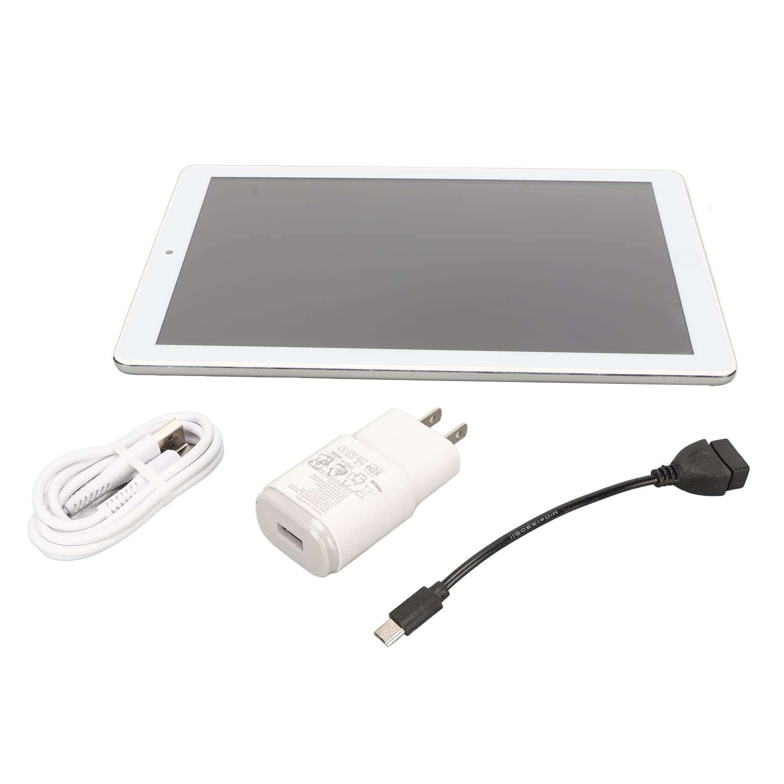 LBEC 10.1in Tablet, Rear 13MP 100 to 240V HD Tablet Octa Cores for Adults for Office (US Plug)