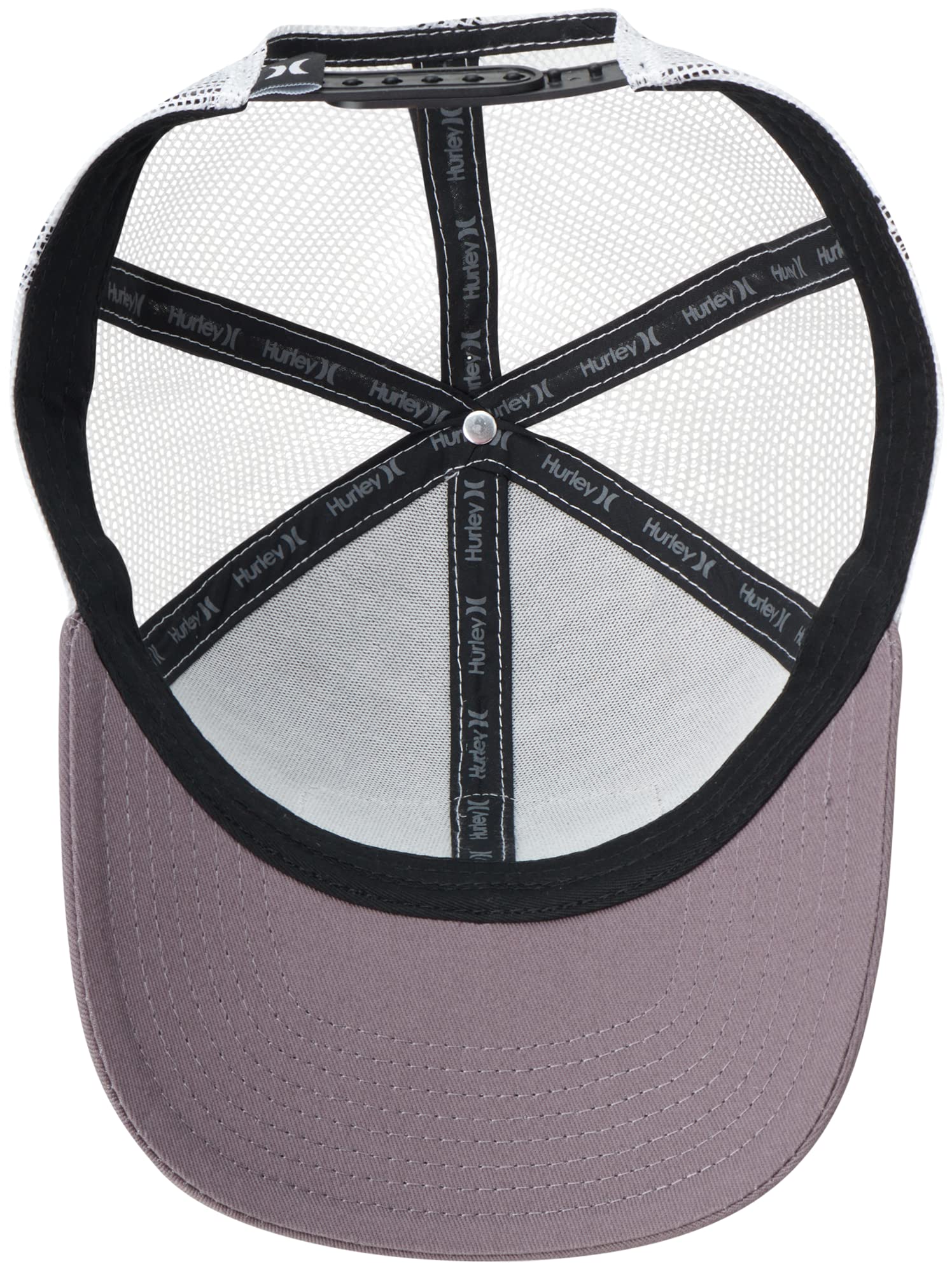 Hurley Men's Cap - Brighton Snap Back Trucker Hat, Size One Size, Dark Grey