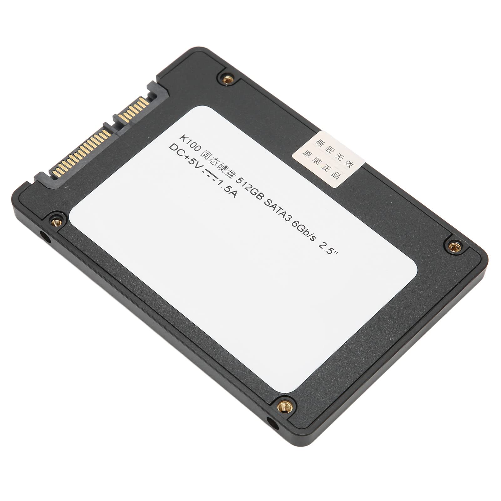 LBEC 6Gbs SSD, 4 Maximum Channels 2.5in K100 SSD Multifunction 3D TLC Flash Type ABS Material for Notebook Computer for Computer 512GB