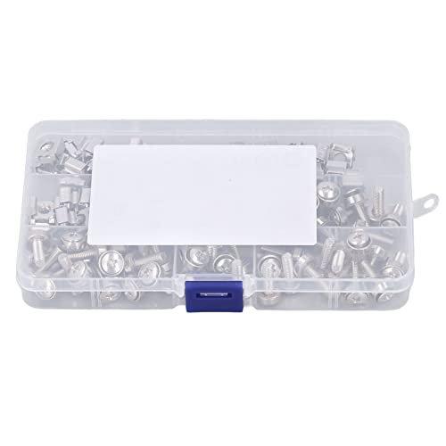 M5 Cage Nut Kit, M5x20 Cage Screw Rack Mount for Marine for Yacht for RV