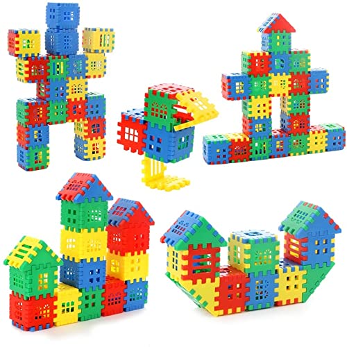 Interlocking Building Blocks β 70-Piece Kids for Toddlers and Kids β Fun and Educational Toy Building Set for Skill Development, Educational Conventional Toys Gift for Boys Girls35