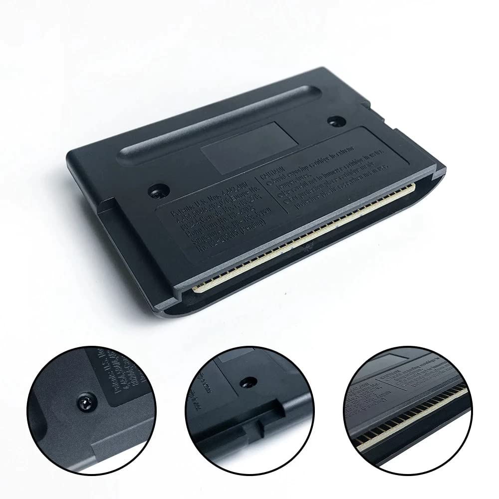 Hycus Classic Retro Super Games 1000+ Games in 1 Multi Game Cartridge for Sega Genesis / Mega Drive 16Bit Game Consoles