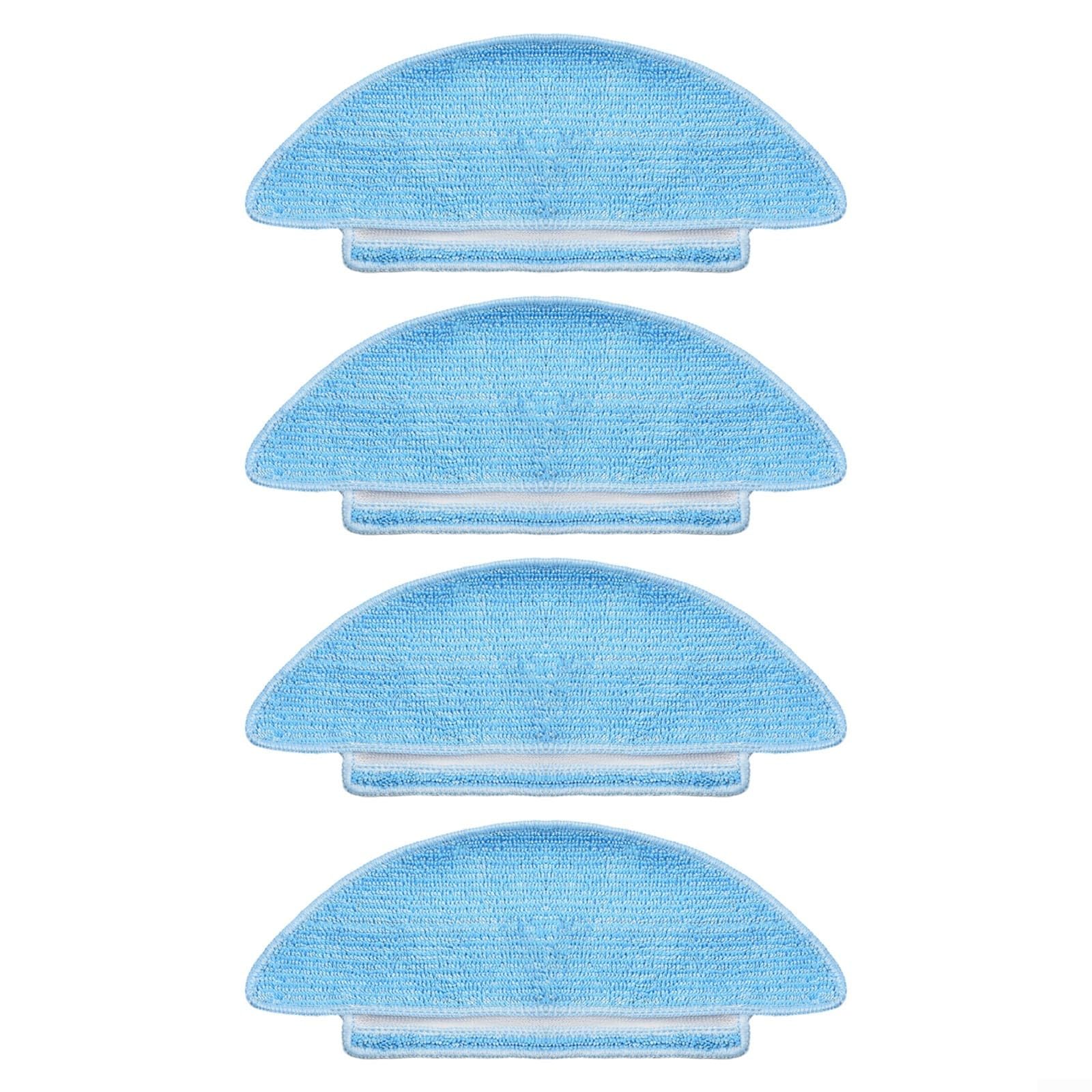 Replacement Vacuum Mop Cloth Pads For Tikom L9000, for Lubluelu SFor L60D,SFor L61 Robot Washable Cleaning Cloth(4 PACK)