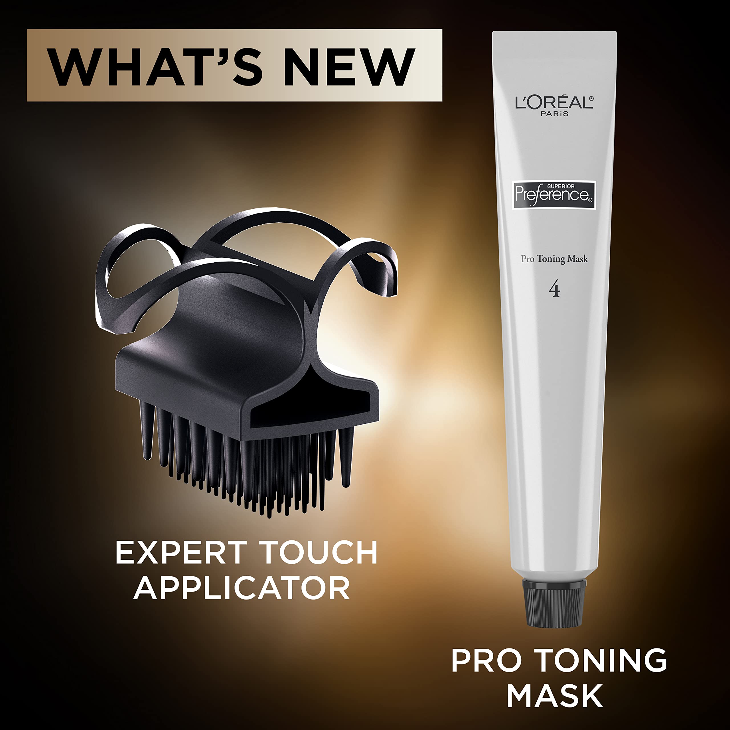 L'Oreal Paris Superior Preference Balayage Kit, Hair Dye for At-Home Highlighting with Pro Toning Mask, Light Brown to Brown, 1 Kit
