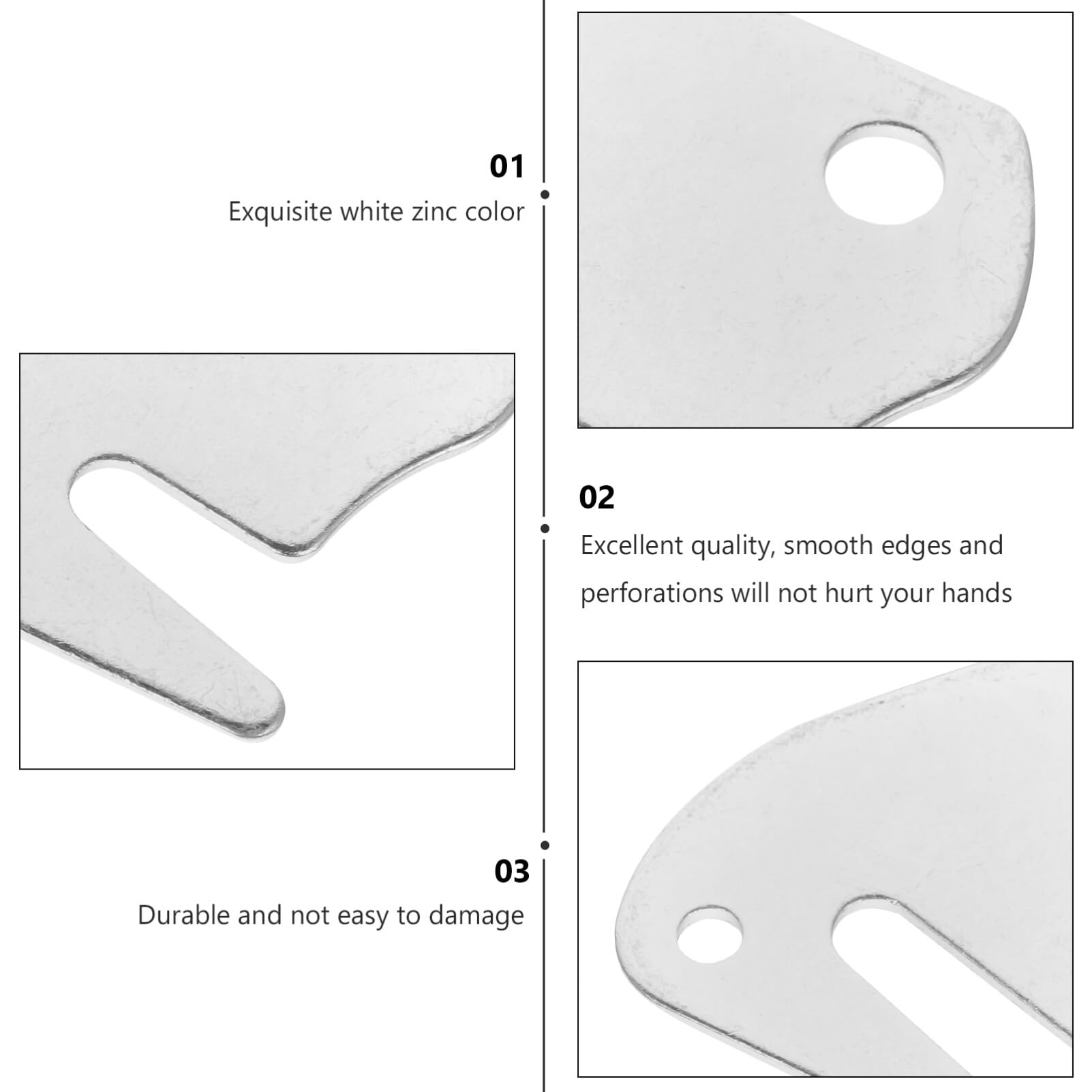Homoyoyo 2pcs Furniture Connector Bedside Rail Bracket Tool Stand Metal Stand Headboard Brackets for Metal Bed Frame Accessories for Frames Bed Rail Connector Iron Hanging Board Wooden Bed