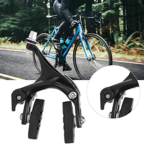 Kadimendium Bike C Caliper Brake Accessory Road Bicycle Fixed Gear Equipment Robust Exquisite Workmanship for Home Entertainment for School Sports(Black-Front Clip)