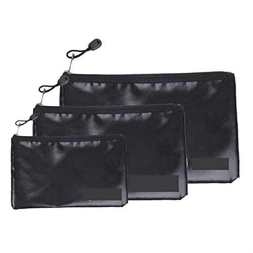 INGVY Folder Organizer Waterproof Document Bag Fire Resistant Protection Bag Fireproof Money Files Safety Storage Jewelry Casual Bag