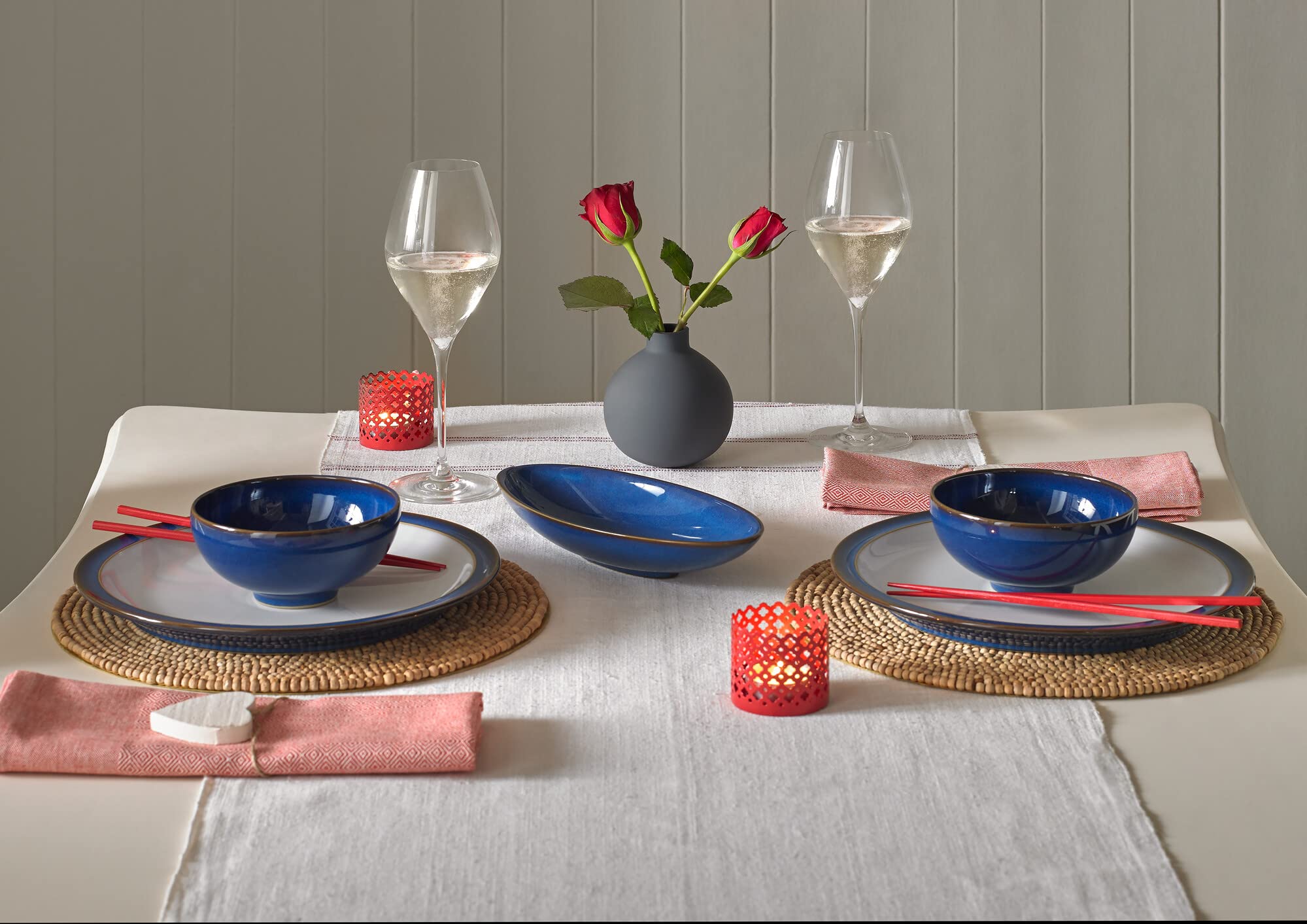 Imperial Blue Rice Bowls Set of 4