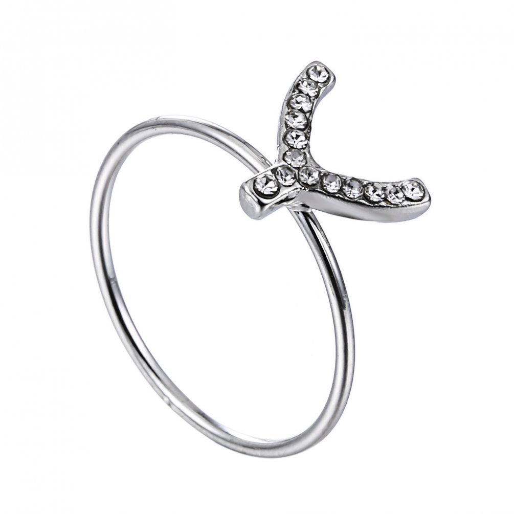 Gmai Bohemian Vintage Women Crystal Joint Knuckle Nail Ring Set of 10 pcs Finger Rings Punk Ring Gift (Punk)