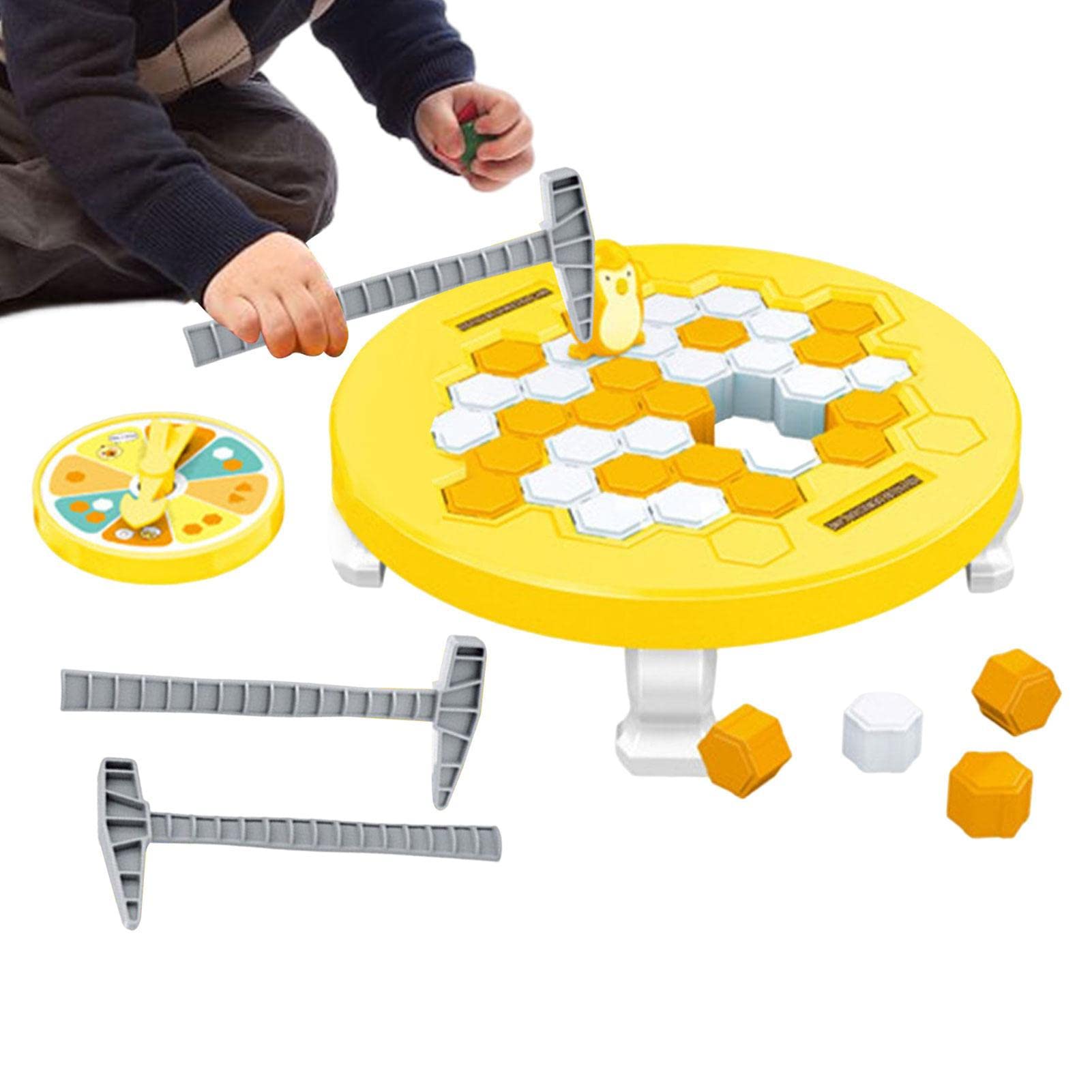 Kumprohu Dont Game,Ice-Block Breaking Game Save Penguin Table Game | Desktop Paternity Interactive Game, Easy and Fun Preschool Game, Board Puzzle Game for Boys and Girls Family