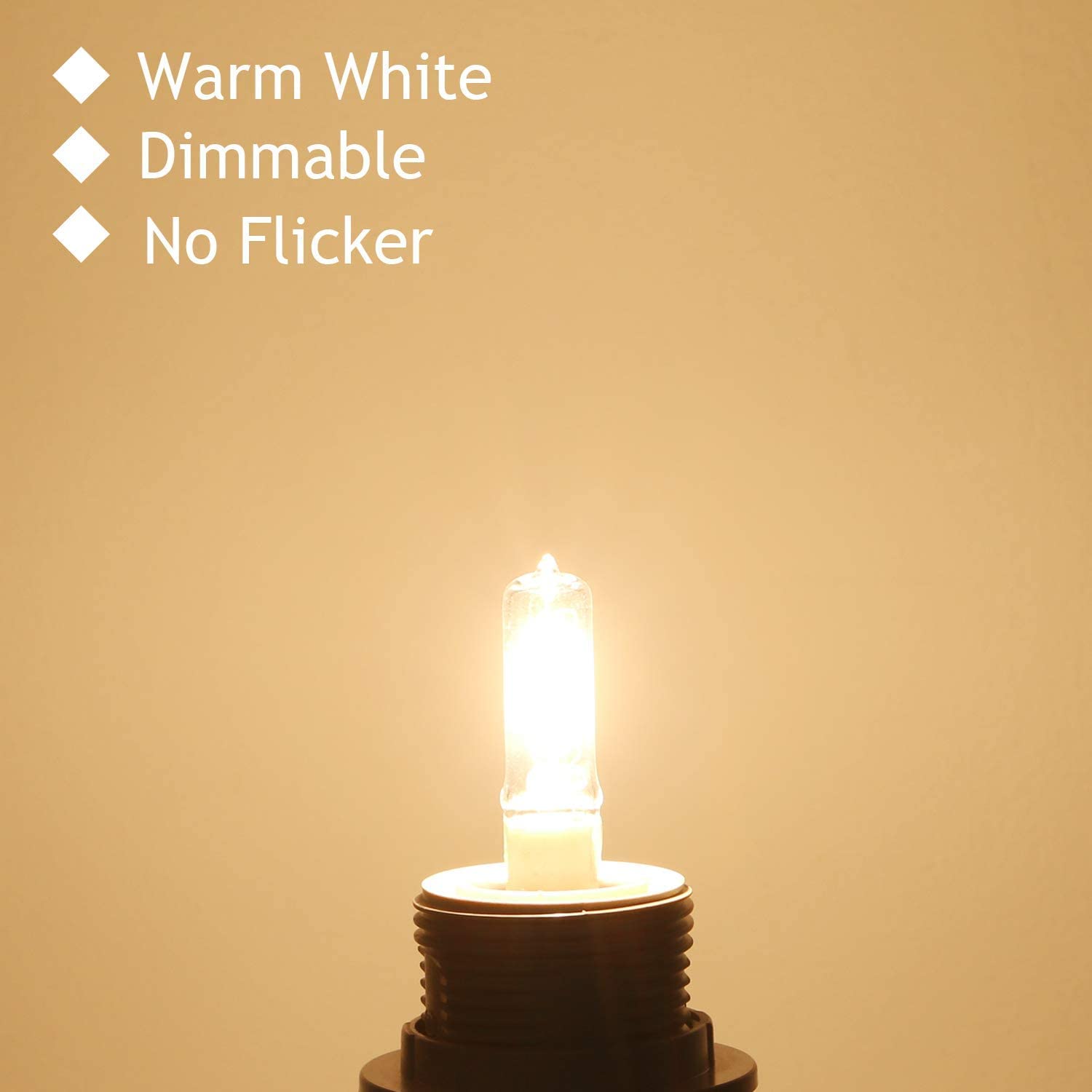 GMY 4 Pack JDE11 120V 100W Halogen Bulb T4 E11 Mini Candelabra Base Dimmable 2800K Warm White for Ceiling Fan, Chandeliers, Pendants, Table Lamps, Cabinet Lighting