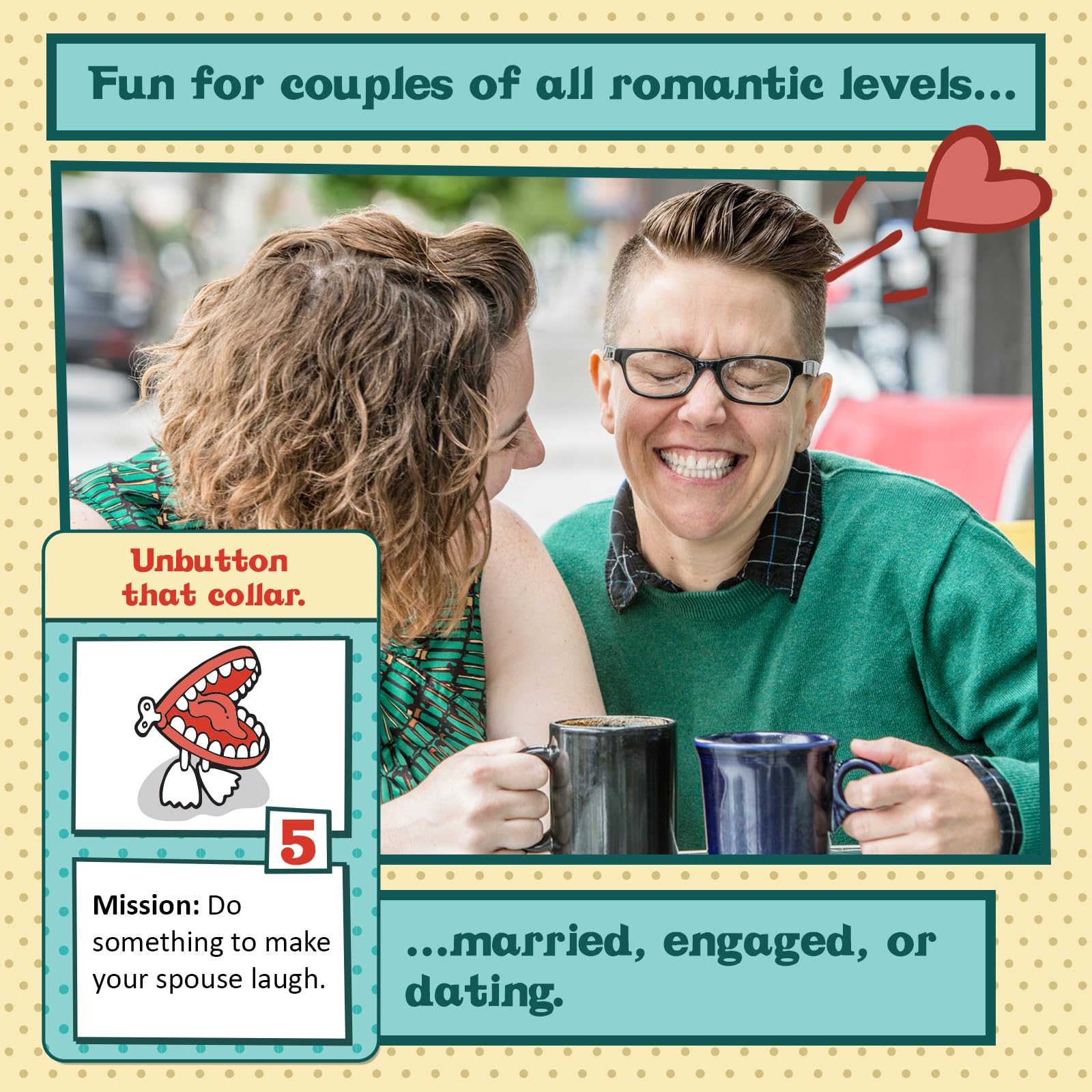 Marital Bliss Couples Gift β Better Marriages Through Subterfuge β Surprisingly Strategic, Sneaky, Healthy, and Romantic Card Game Adventure Ideas for Newlyweds, Husband, Wife, and Date Night