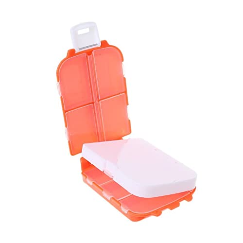 MEFESE Small Fishing Tool Box Outdoors 3-Tray Tackle Box Portable Tackle Organizer for Fishing Accessories Mini Toolbox
