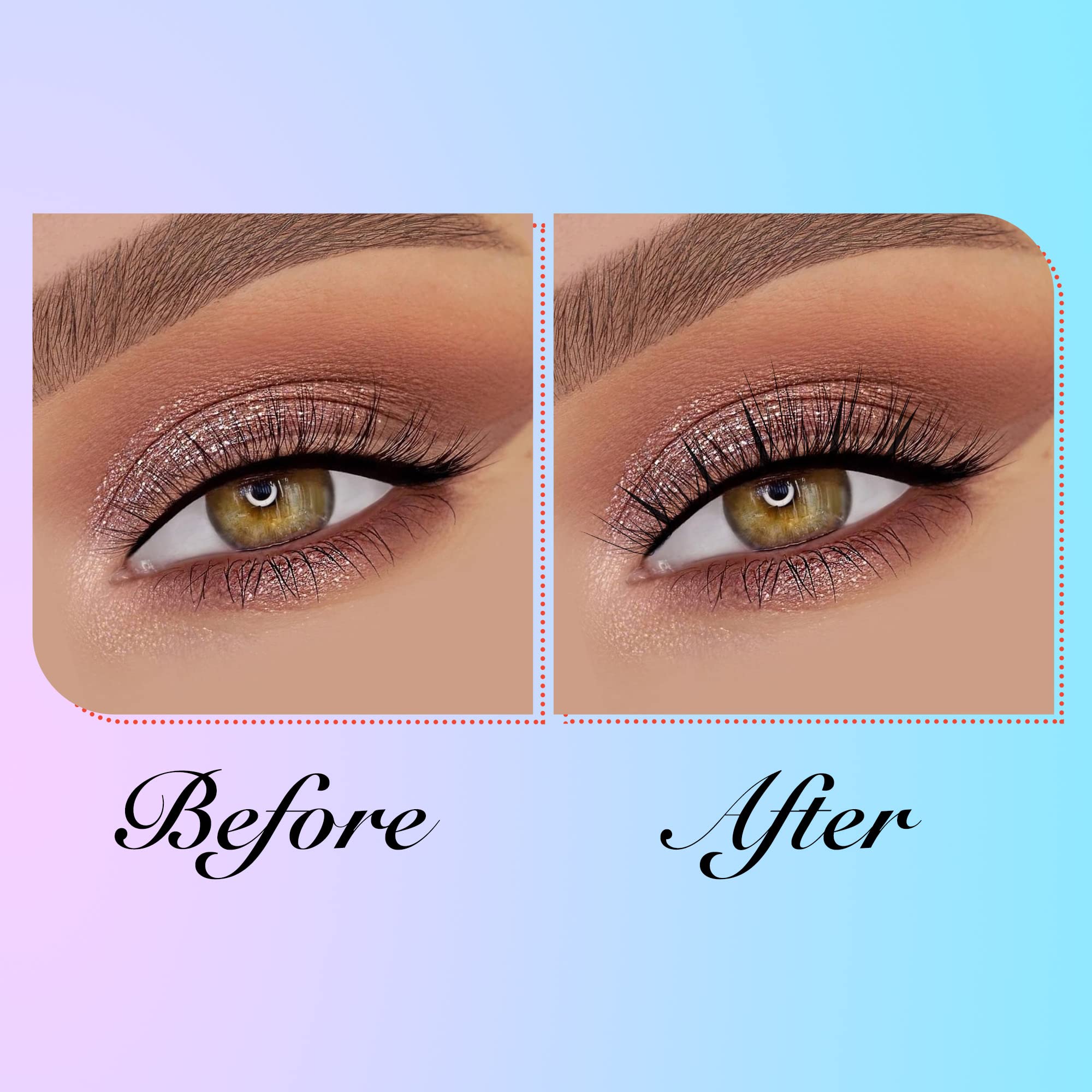 JIMIRE Lashes Glue Adhesive Bond& Seal for DIY Cluster Individuals False Eyelashes Strong Hold Waterproof Lash Glue for 72 Hours Latex-free Long Lasting for Sensitive Eyes