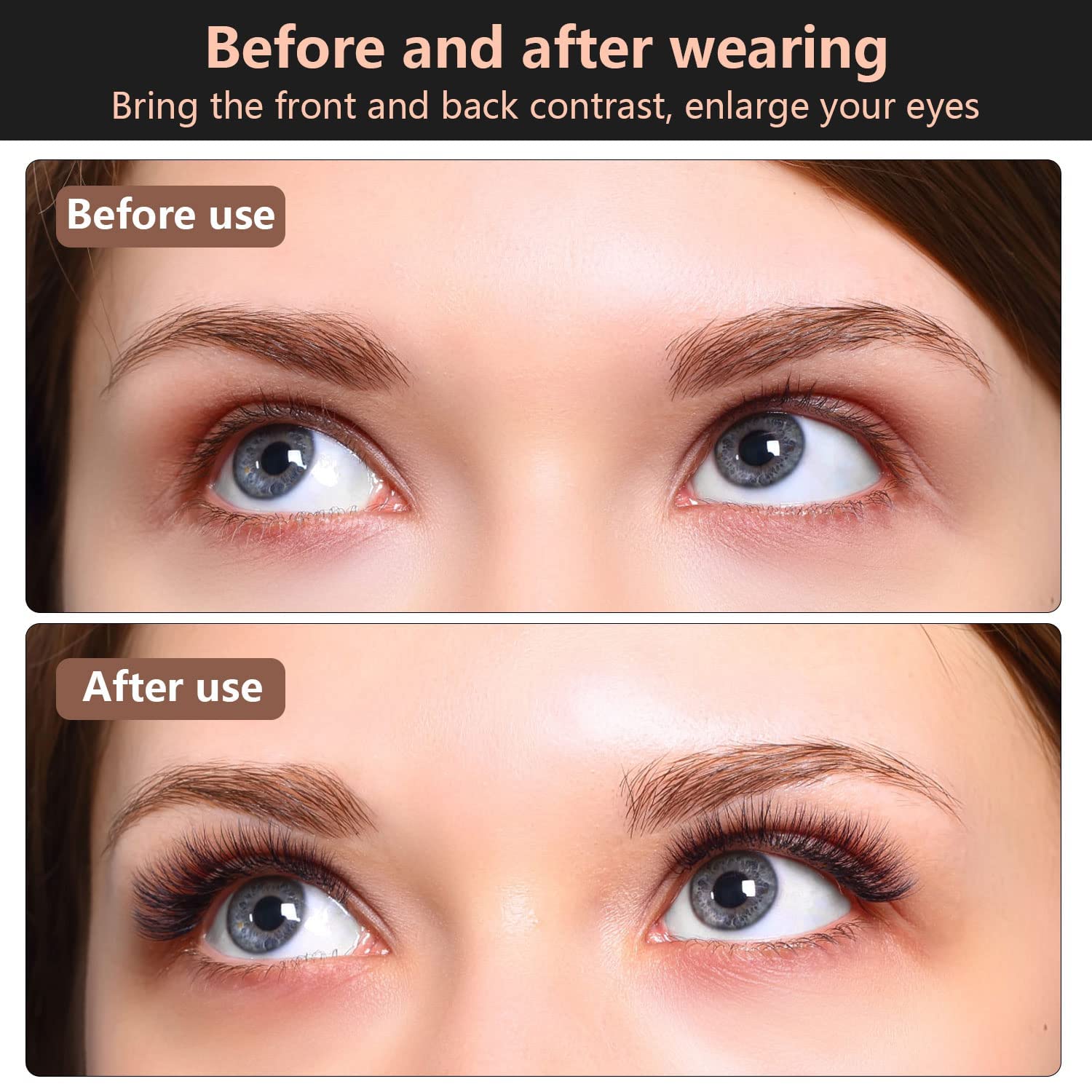 Magnetic Eyelashes, 3D False Eyelashes, Natural Artificial3456456