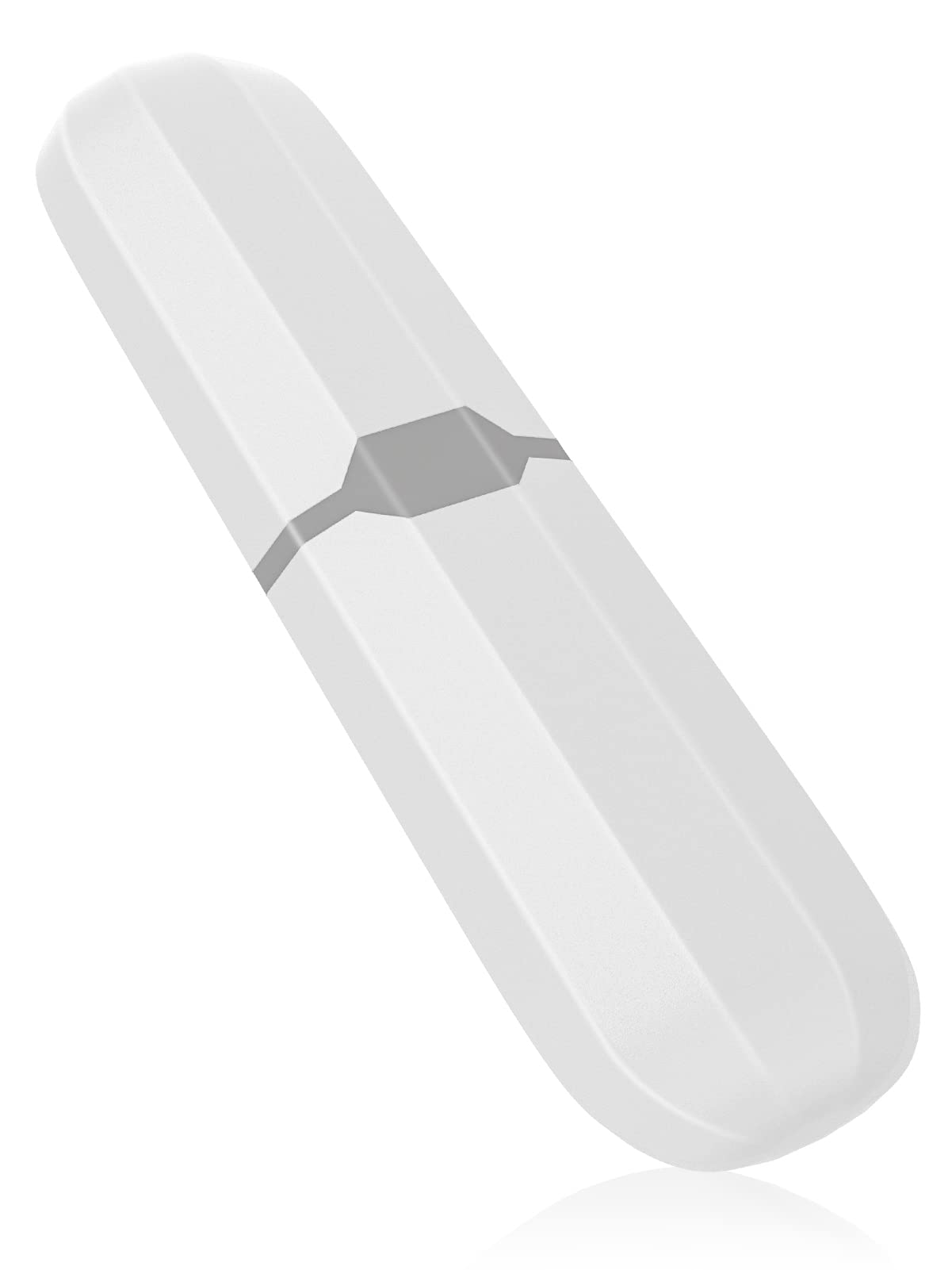 Lapfoon Toothbrush Case for Travel, Toothbrush Travel Holder for Manual Toothbrush (White)