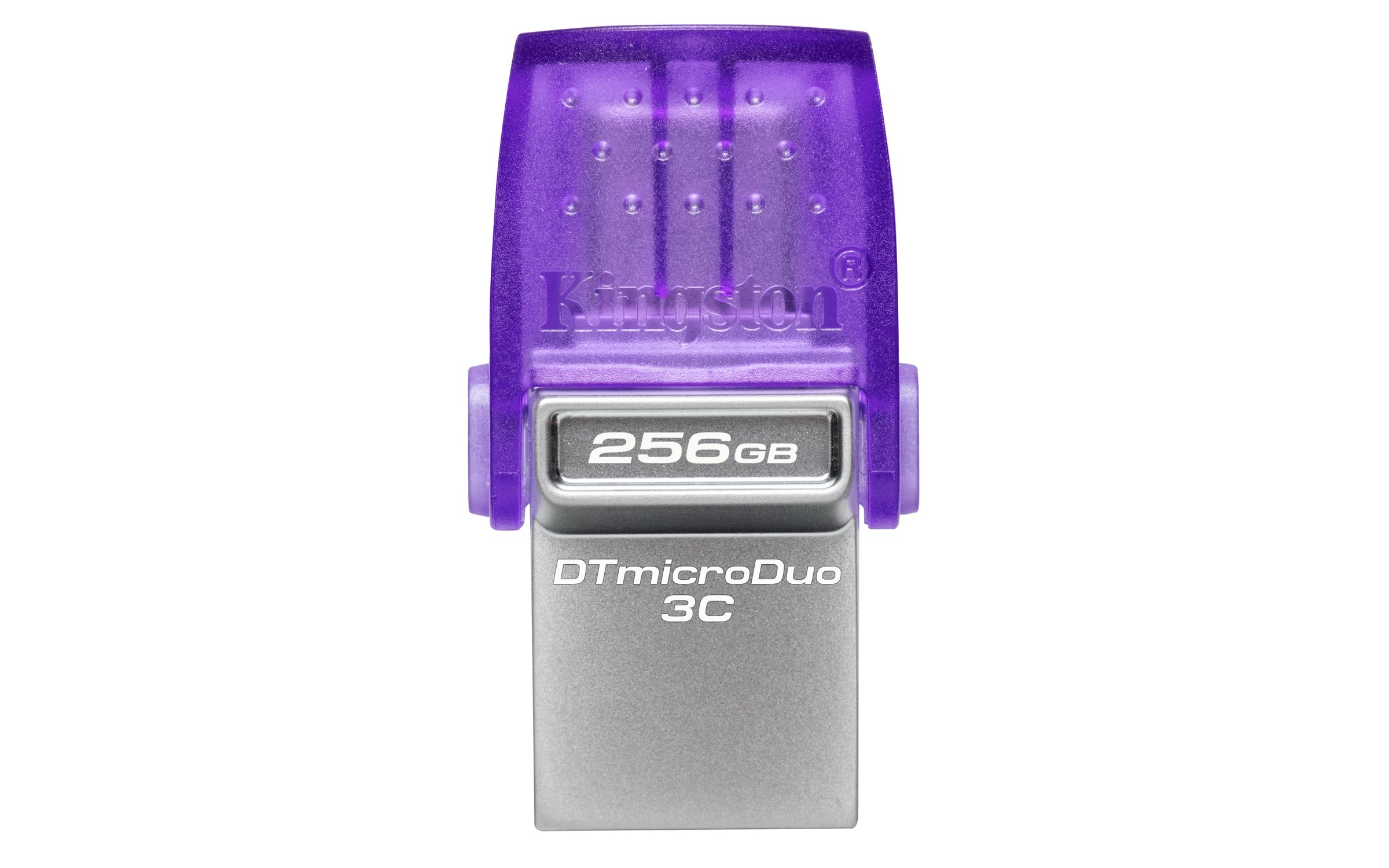 Kingston DataTraveler microDuo 3C 256GB USB-C & USB-A Flash Drive | Speeds up to 200 MB/s | USB 3.2 Gen 1 | Duo Connector | DTDUO3CG3/256GB