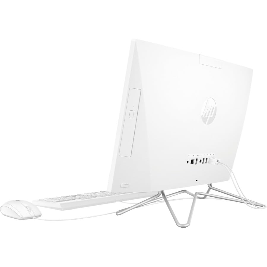HP 2023 21.5 inch AIO Desktop, Intel Celeron J4025 Processor, Intel UHD Graphics 600, 12 GB RAM, 512 GB SSD, Windows 11 Home, Snow White, Z&O Accessories
