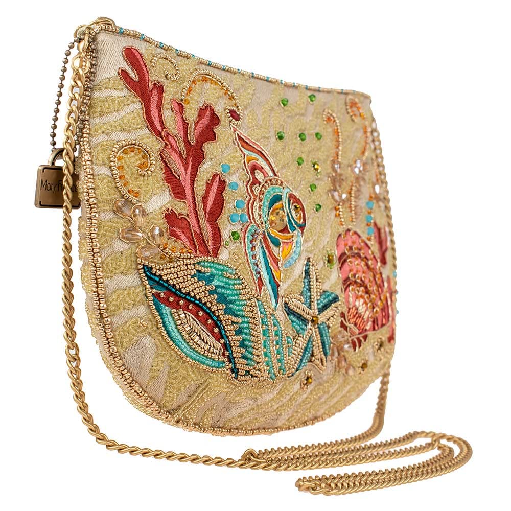 Mary Frances Down Under Crossbody Clutch Sea Theme Handbag