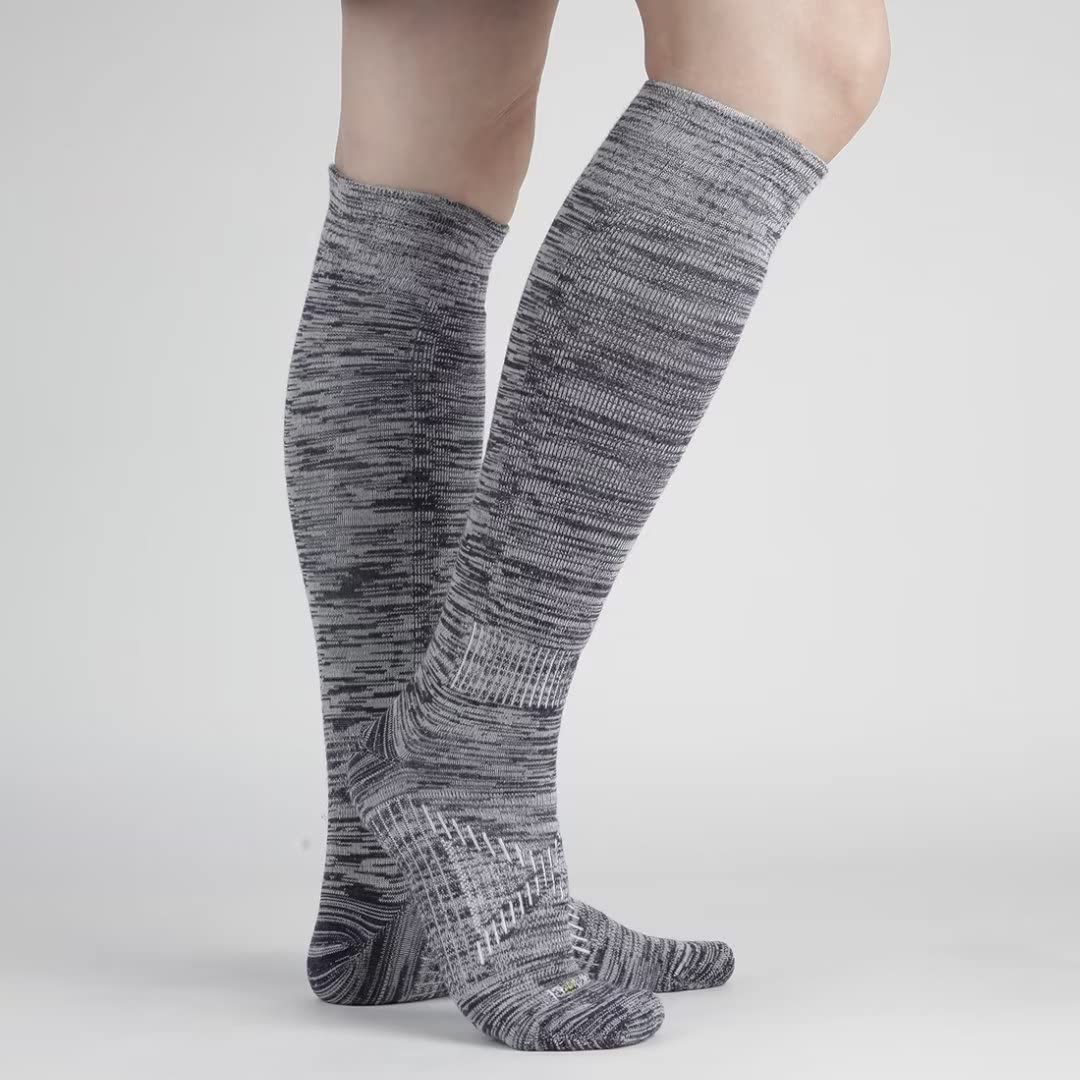 ja vie JAVIE Comfy 81% Merino Wool Skiing Socks Extra Warm for Women & Men Athletic Outdoor Performance Socks (2 Pairs)