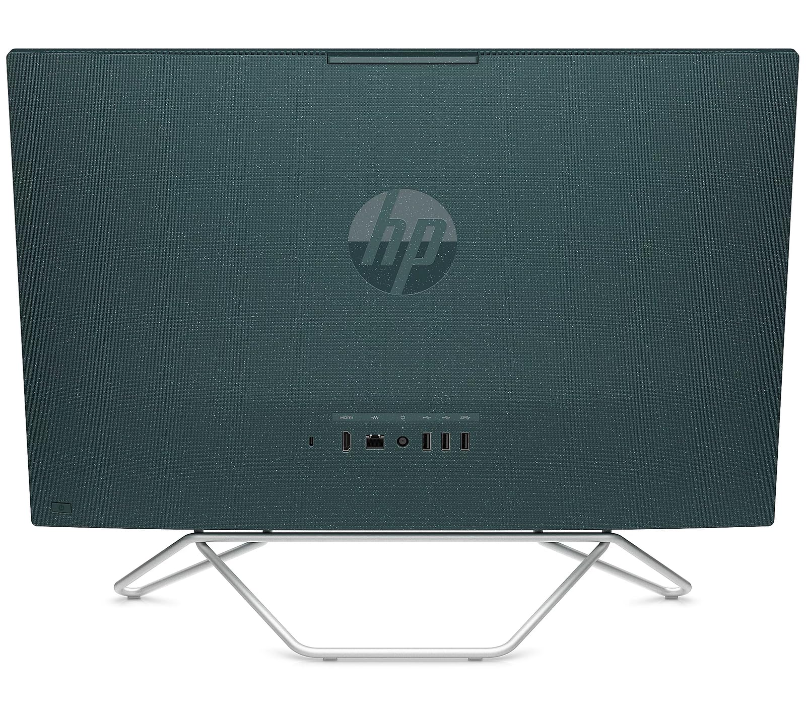HP 2023 All-in-One AIO Desktop 23.8" FHD IPS Touch 10-Core Intel Core i5-1235U Iris Xe Graphics 16GB DDR4 1TB SSD WiFi AX RJ45 HDMI Webcam Wireless Mouse KB Starry Forest Windows 11 Pro w/RE USB