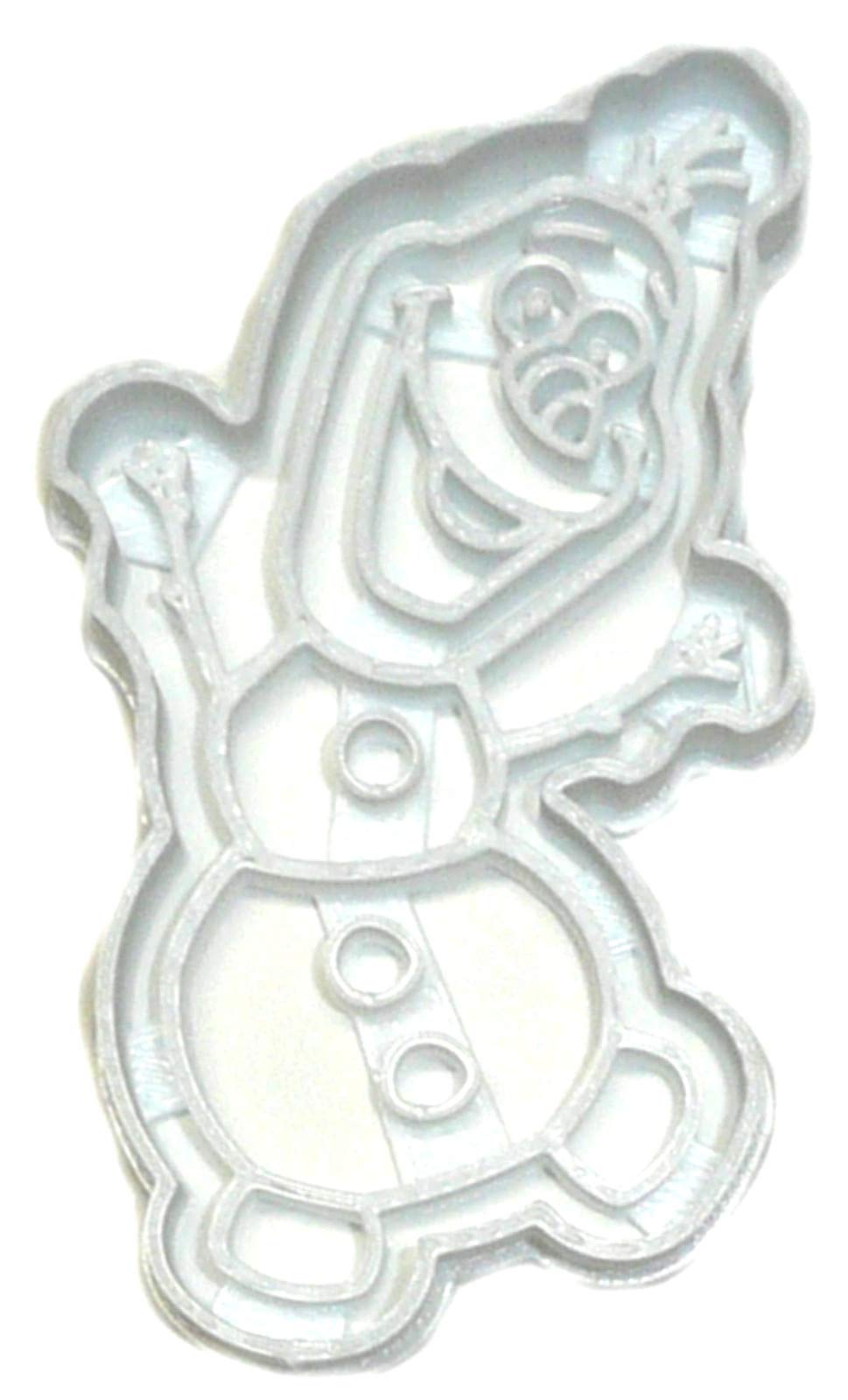 INSPIRED BY OLAF FRIENDLIEST SNOWMAN FROZEN THEME MOVIE CHARACTER COOKIE CUTTER MADE IN USA PR2647