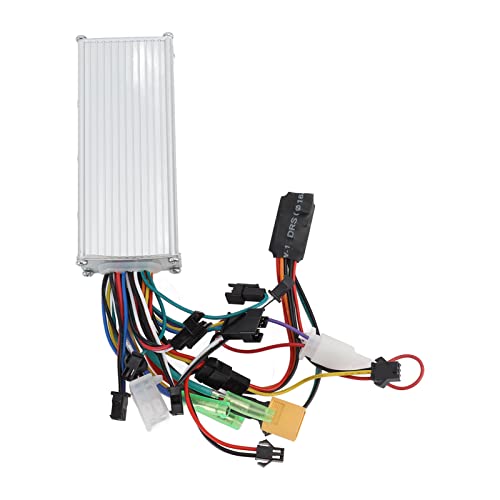 Jopwkuin Electric Bike Controller Panel Kit, Overload Protection ABS Aluminum Alloy LCD Display Electric Scooter Controller Kit 500W 48V 60V for Replacement