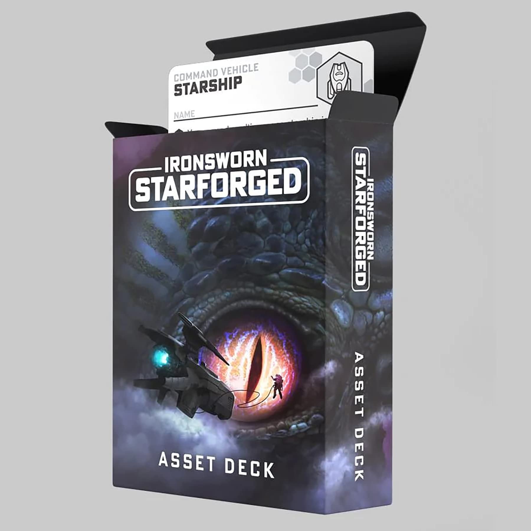 Ironsworn: Starforged - Asset Deck - RPG Accessory, 90 New Cards to Enhance Your Roleplaying Adventure, Modiphius Entertainment, Human Centric Science Fiction, Adds Key New Components