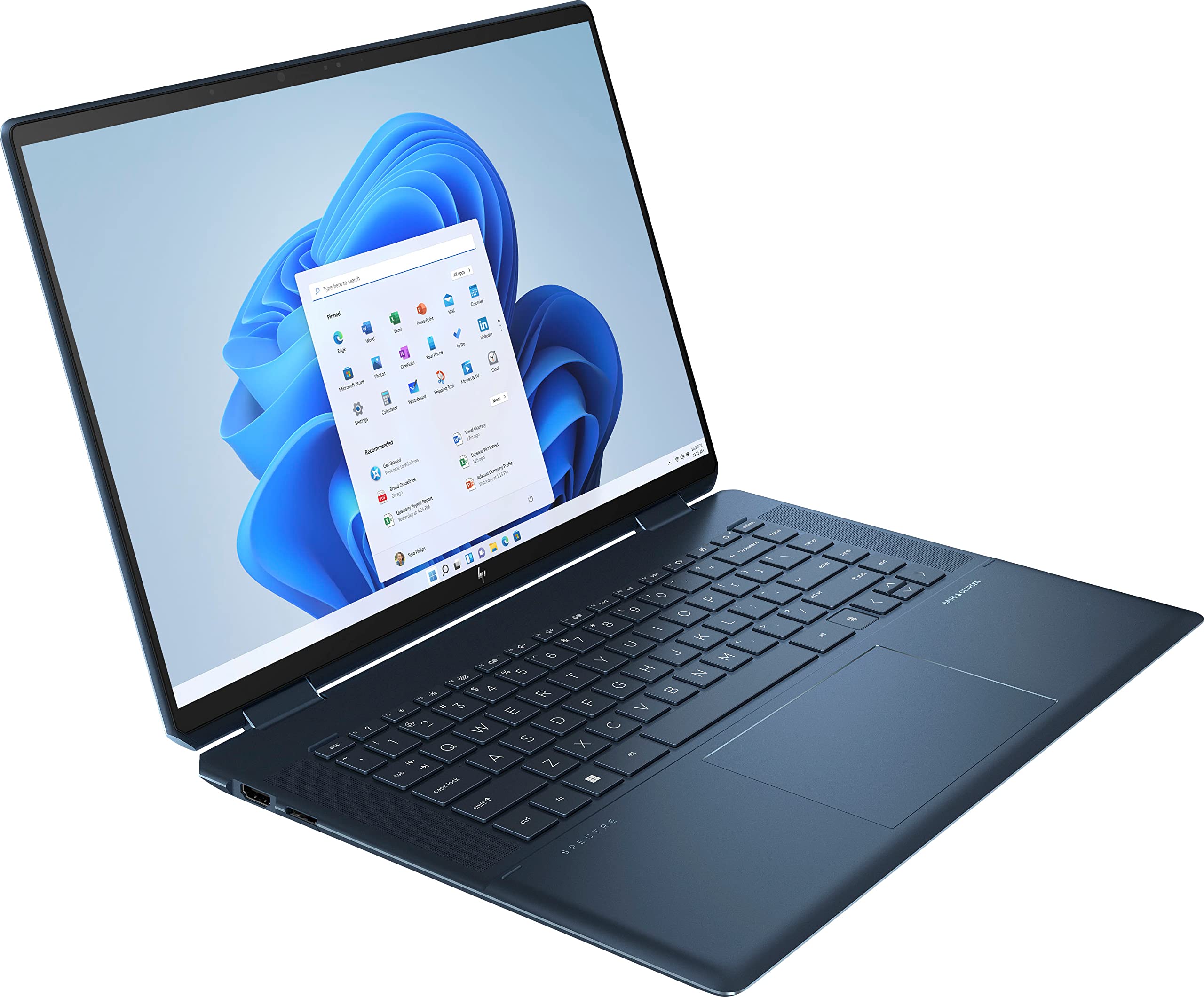 HP 2022 Spectre 2-in-1 Laptop 16" 3K+ IPS Touchscreen Intel EVO Platform 12th Core i7-12700H Iris Xe Graphics 16GB DDR4, 2TB SSD, Wi-Fi 6E Thunderbolt 4 Backlit KB, FP and Pen, Windows 11 Pro