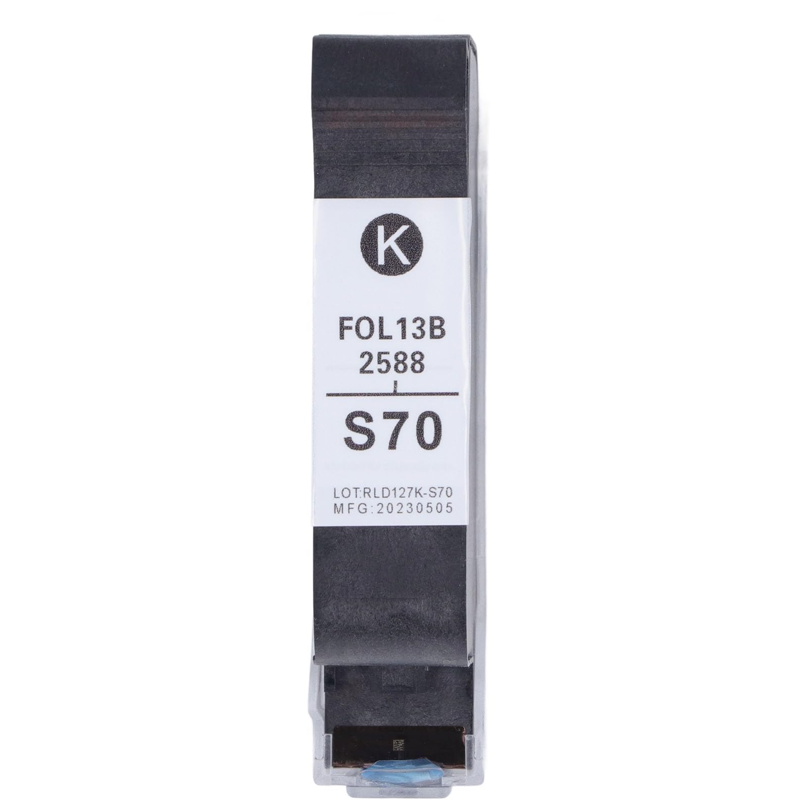 Hilitand 40ml Ink Cartridge Replacement for Printers 12.7mm Handheld Printer Ink Cartridge Portable Ink Cartridge (Blue)