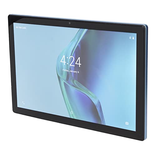 Honio HD Tablet, 100โ240V 8 Core CPU Dual Speaker Gaming Tablet 8G RAM 128G ROM 5G WiFi 4G Network (Blue)