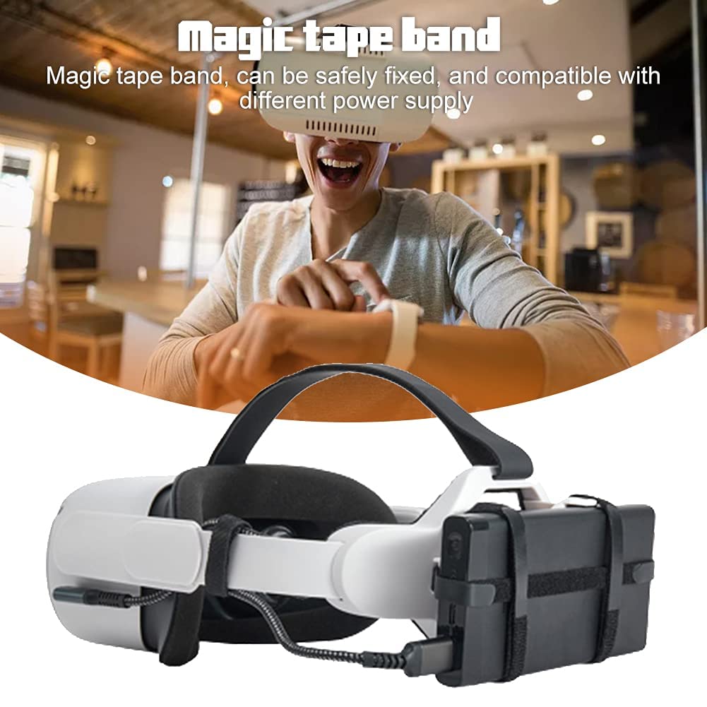 Head Strap Compatible with Oculus Quest 2 Adjustable Comfortable Protective Head Strap (No USB Cable)