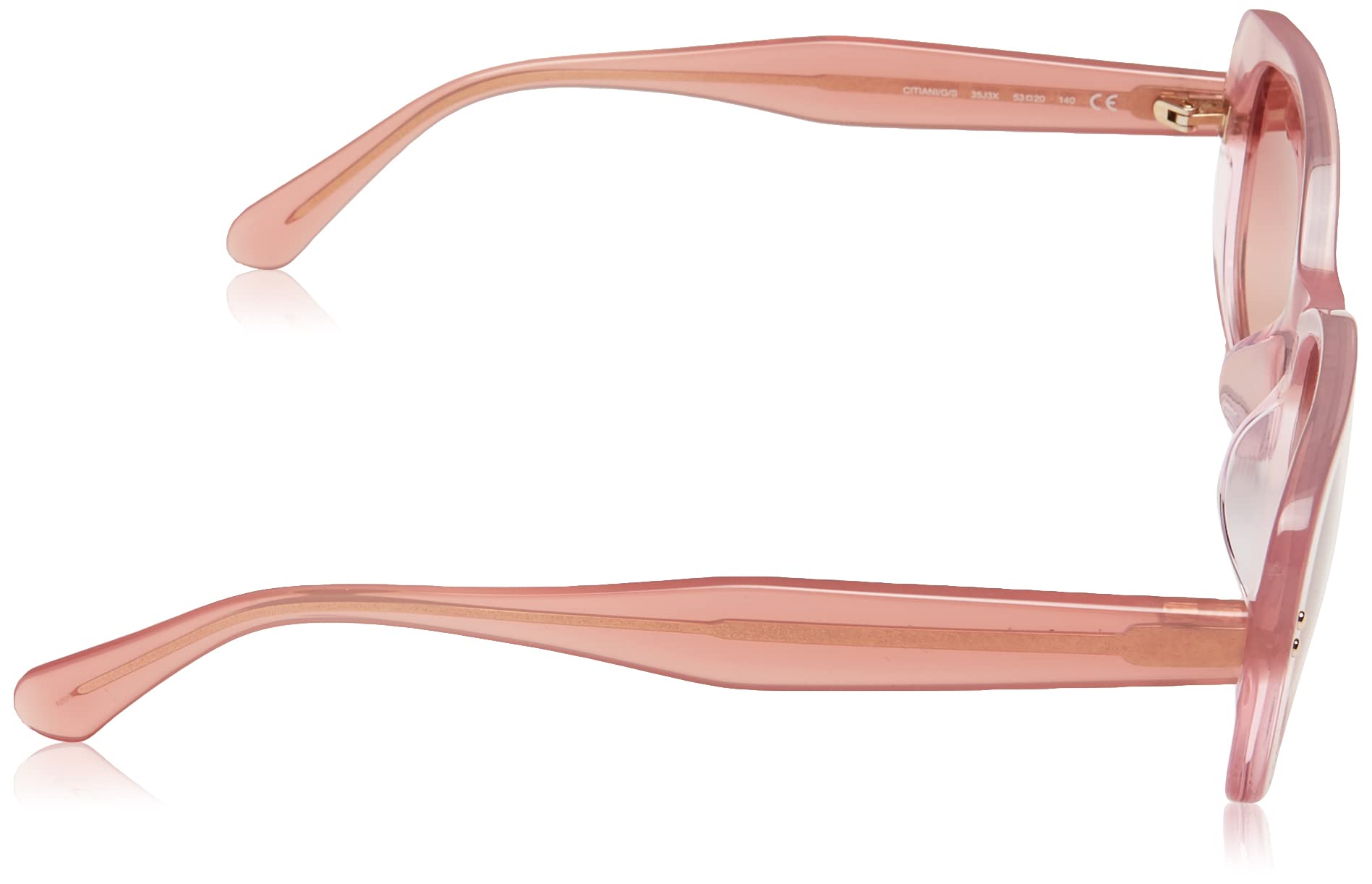 Kate Spade New York Women's Citiani/G/S Rectangle Sunglasses, Pink, One Size